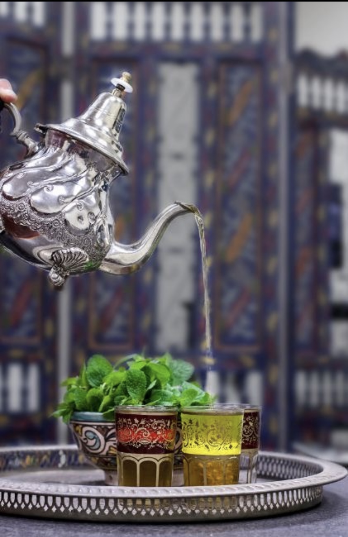 Tea Traditional Preparation – Restaurant Palais Bab Sahra Fes